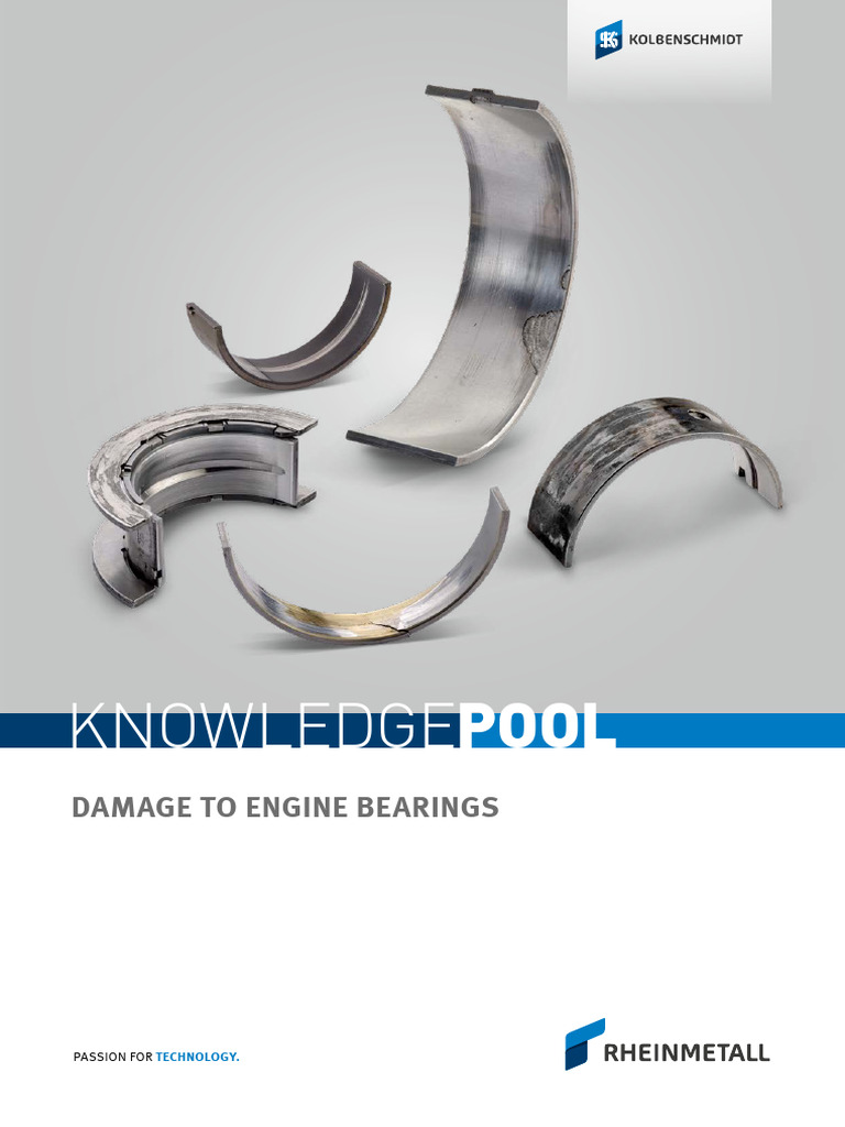 Damage To Engine Bearings | PDF | Bearing (Mechanical) | Wear