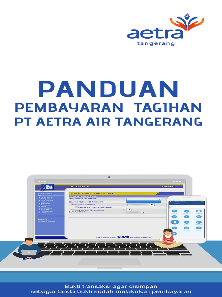 Panduan Pembayaran Tagihan Aetra | PDF