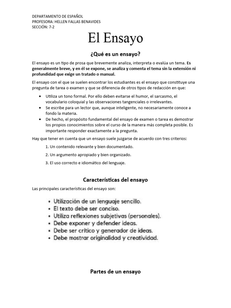 Guía para Escribir un Ensayo Efectivo | PDF | Ensayos | Comunicación humana
