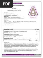 Rimon 100 EC: Insecticida Novaluron | PDF | Pesticida | Agua