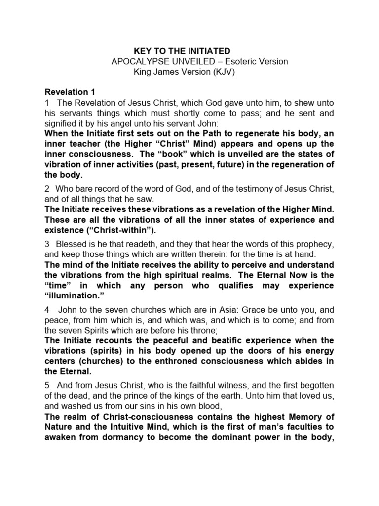 Key To The Initiated - Companion To Antiquity Unveiled Apollonius Jesus ...