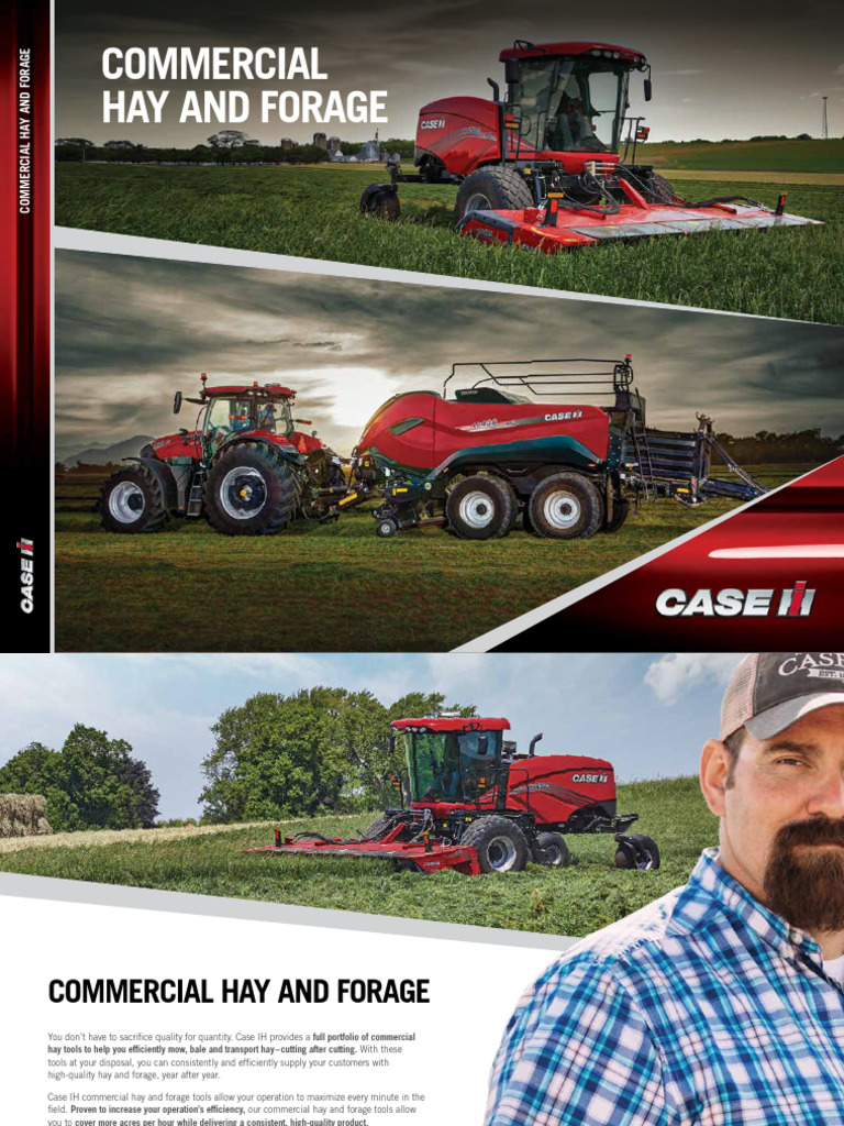 Commercial Hay and Forage Brochure 04-24 CIH24010202 Pages | PDF | Hay ...