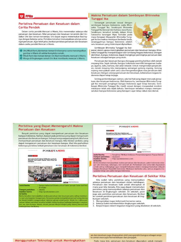 Materi Tema 9 KLS 6 PPKN | PDF