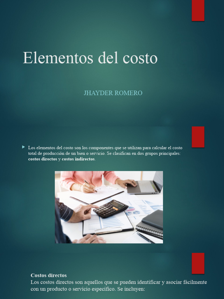 Elementos Del Costo | PDF | Costo | Economias