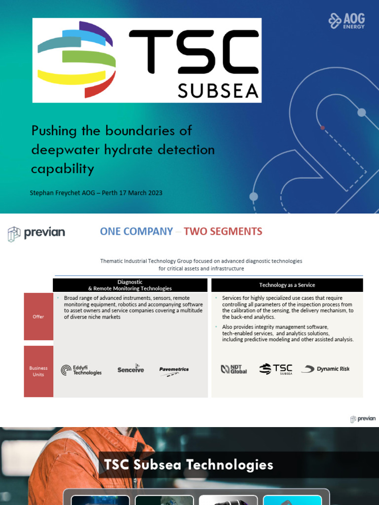TSC Subsea Hydrate Detection For AOG | PDF | Resonance | Sound