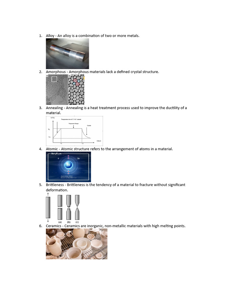 Glosario Ingles | PDF | Heat Treating | Materials Science