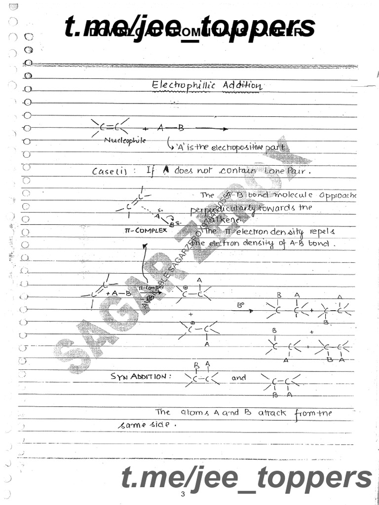 Skm Sir Organic Chem Notes Part 3 Pdf