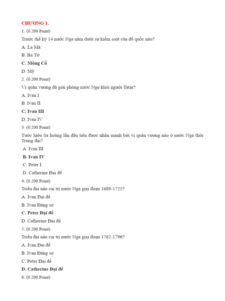 Lich Su VMTG 2 150 Cau Trac Nghiem Lich Su Van Minh The Gioi 2 | PDF