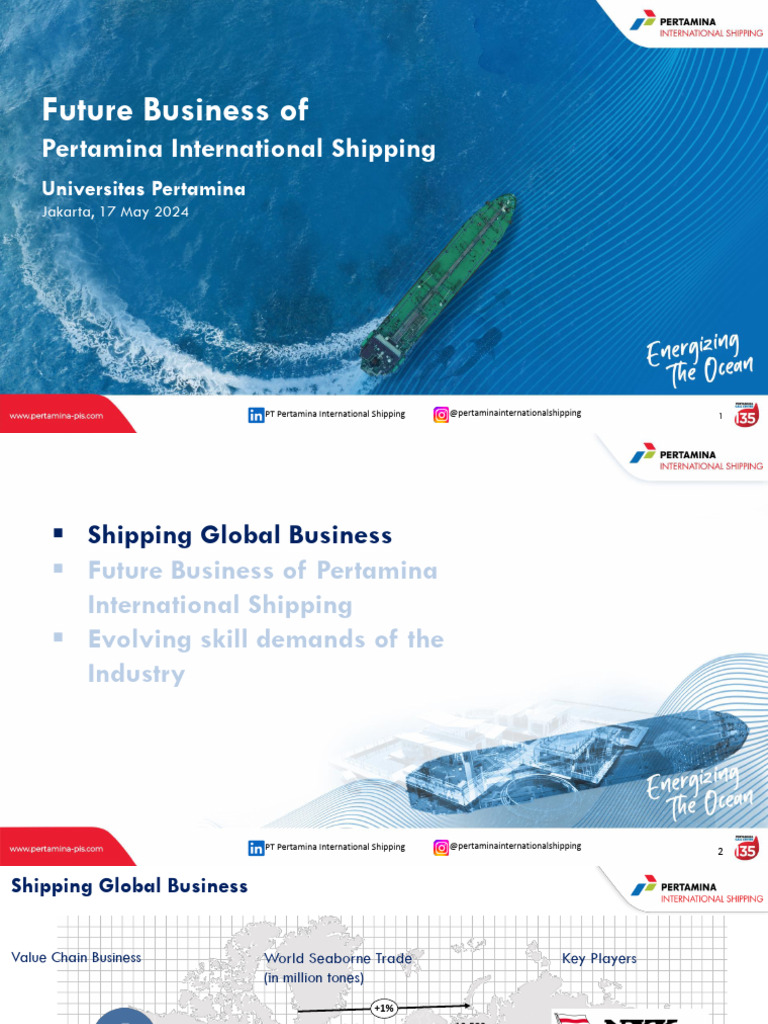 Future of Pertamina Shipping Business | PDF | Liquefied Natural Gas ...
