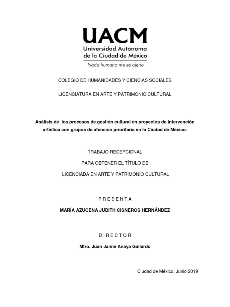 María Azucena Judith Cisneros Hernández | PDF | Violencia | Discriminación