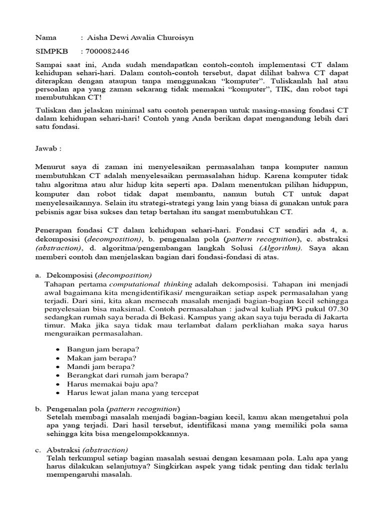 Eksplorasi Konsep T.1 | PDF