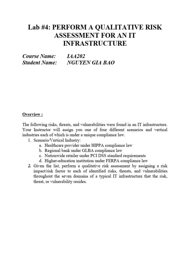 Iaa202-Lab4-Nguyen Gia Bao - He171734 - 1801 | PDF | Vulnerability (Computing) | Security