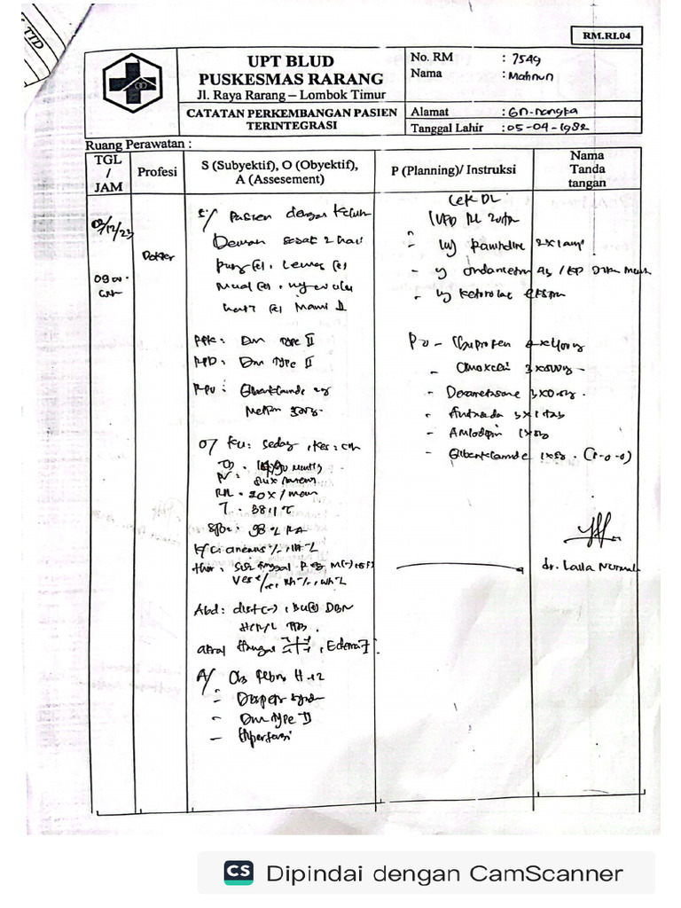 CPPT Rawat Inap | PDF