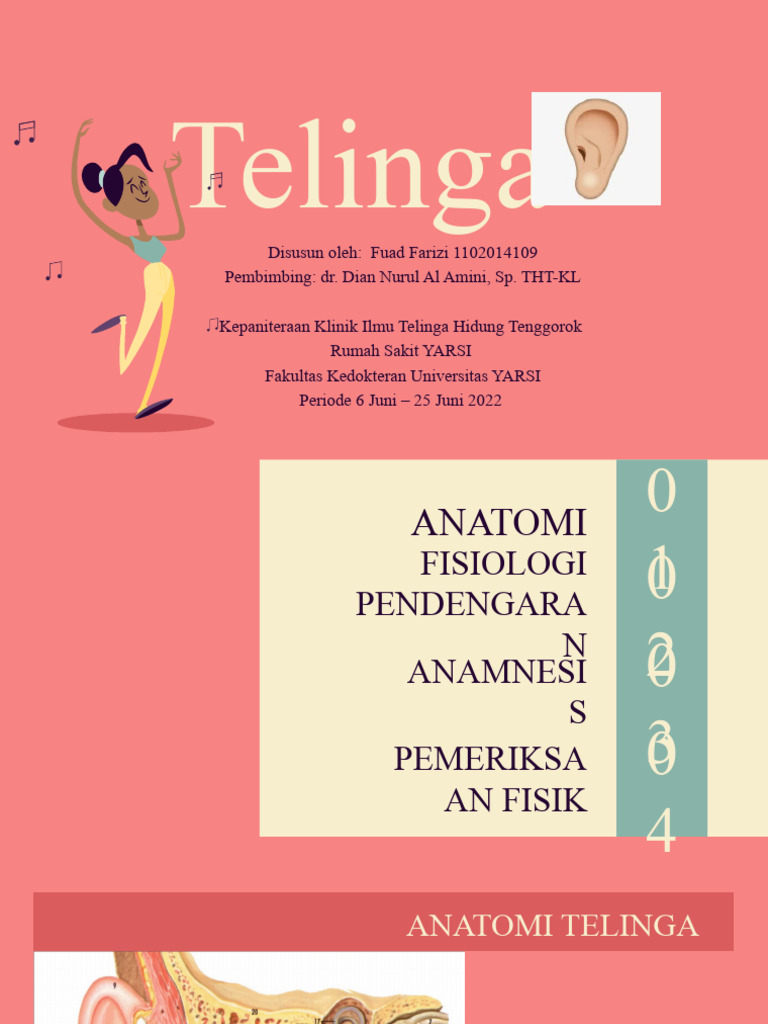 Anatomi dan Fisiologi Telinga Manusia | PDF | Sains & Matematika