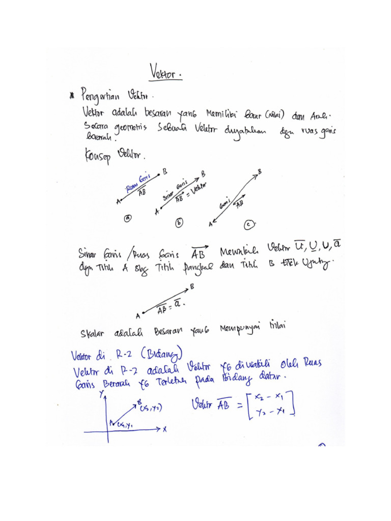 Bahasan Materi Vektor KB 10 | PDF