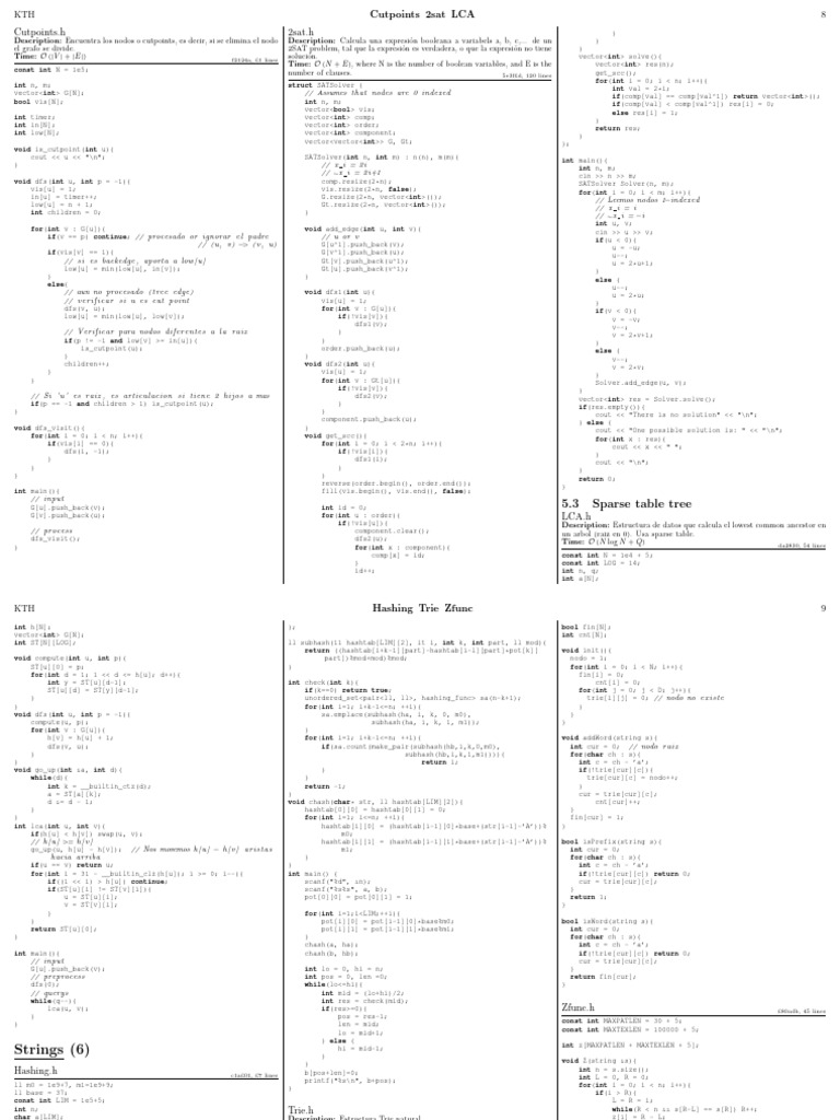 Kactl 9 11 | PDF | Mathematical Logic | Applied Mathematics