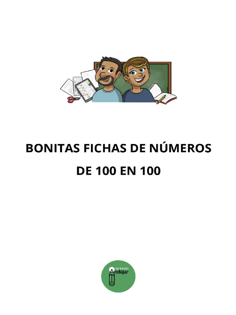 Bonitas Fichas de Numeros de 100 en 100 | PDF Bonitas Fichas de Numeros de 100 en 100 | PDF