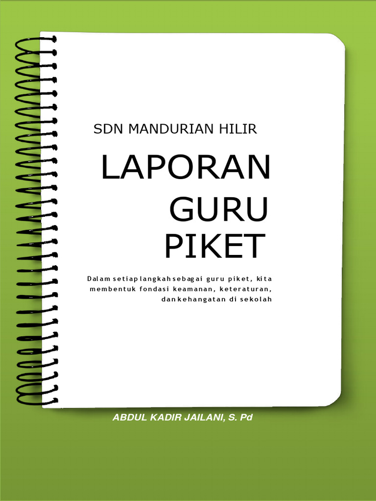 Laporan Guru Piket Akj | PDF