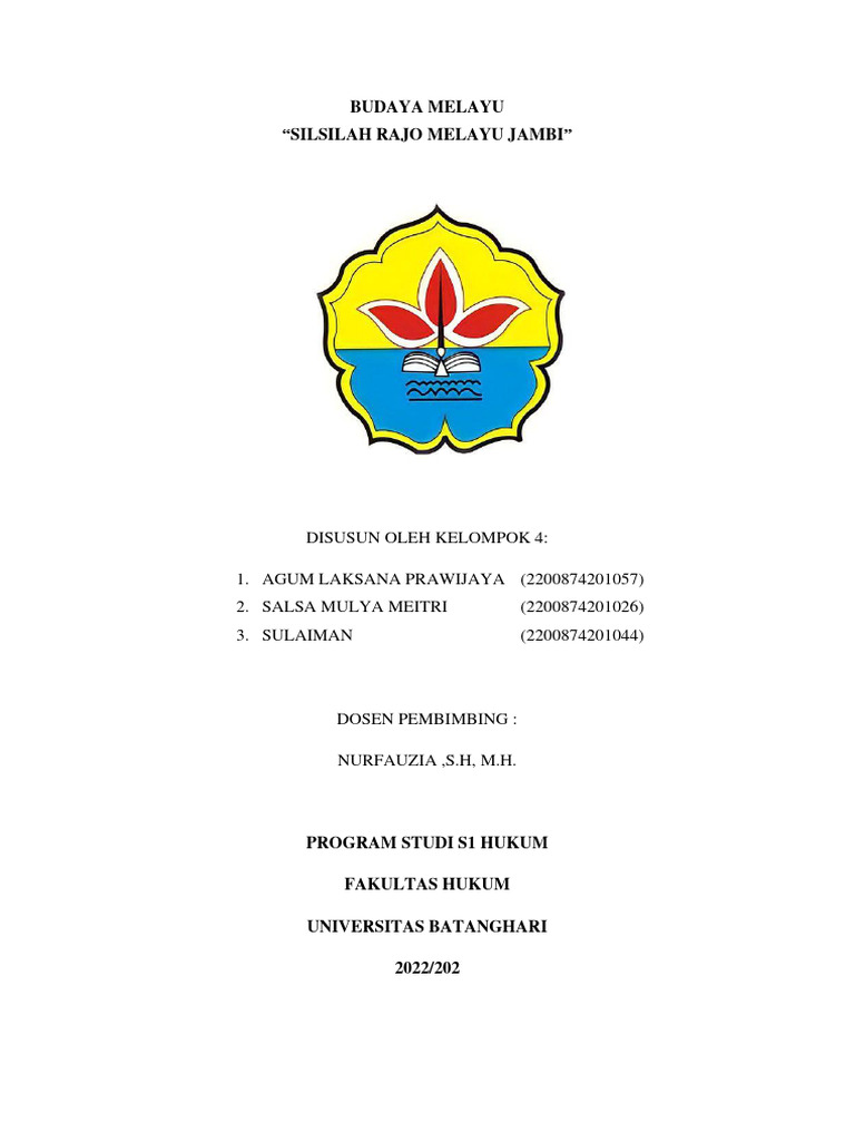 Silsilah Raja Melayu Jambi | PDF | Perjalanan | Agama & Spiritualitas