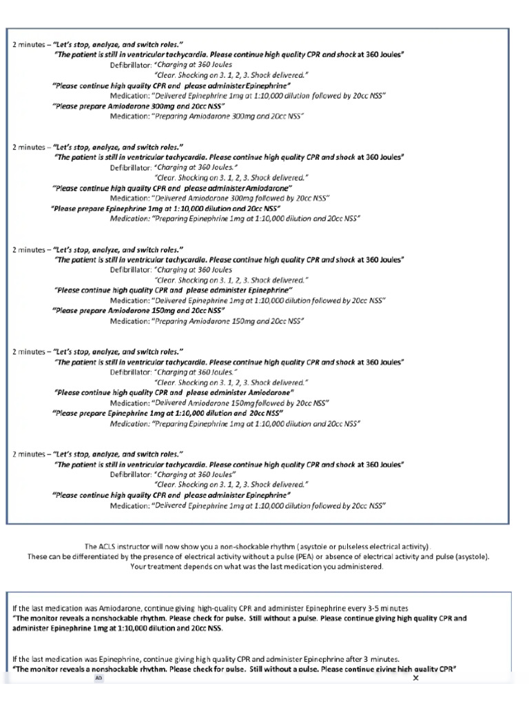MEGA Code ACLS 3 | PDF
