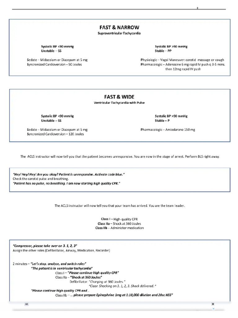 MEGA Code ACLS 4 | PDF