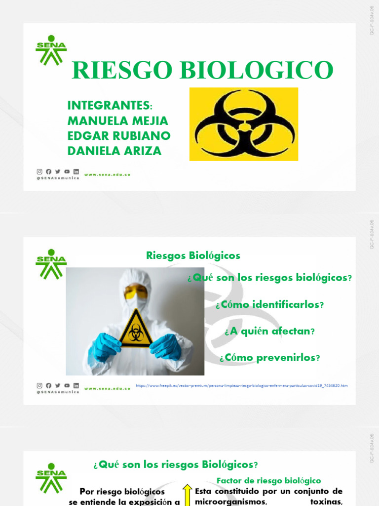 Riesgos Biologicos II | PDF | Las bacterias | Virus
