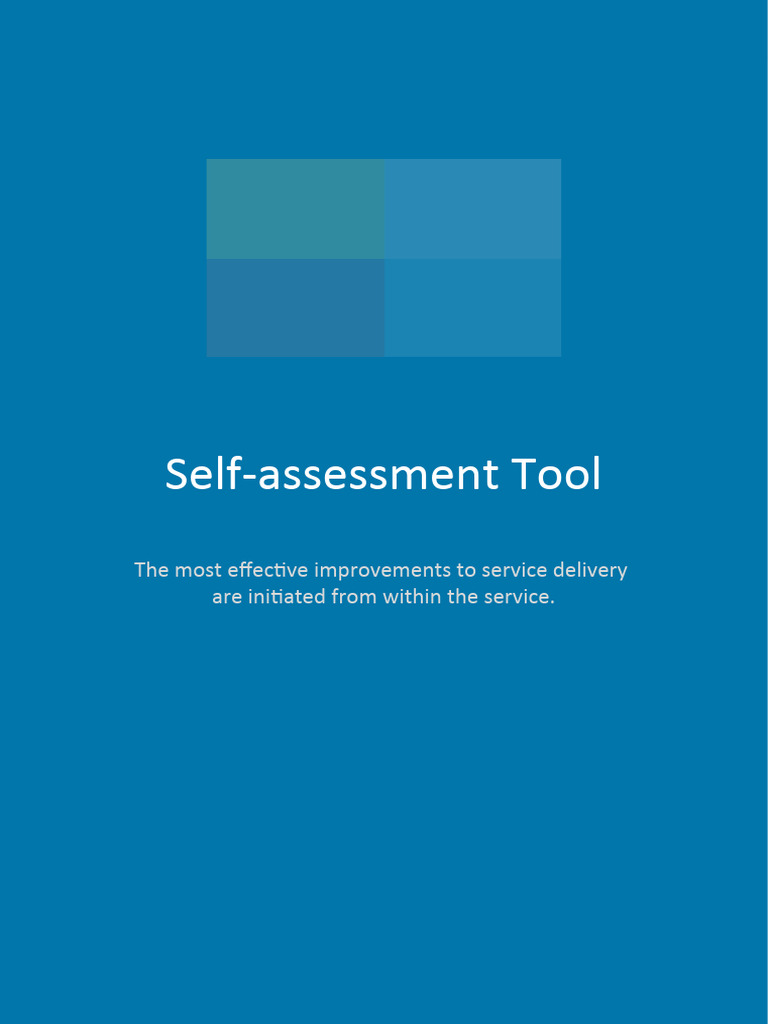 Self Assessment Tool Pdf Regulatory Compliance Learning