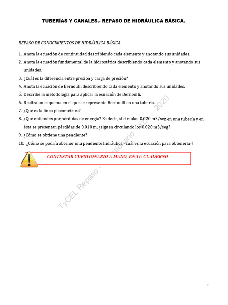 E4 TyCEL Cuest Repaso | PDF | Presión | Vacío