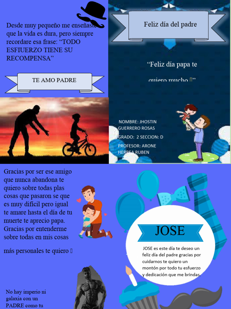 FELIZ - DIA - DEL - PADRE - 2D - Jhostin Guerrero | PDF