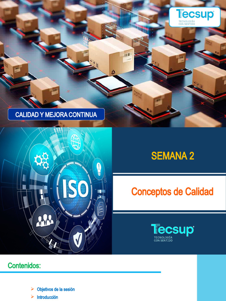 2.1. - Diapositivas - Semana 2 - Parte I - Concepto de Calidad - 2024 ...