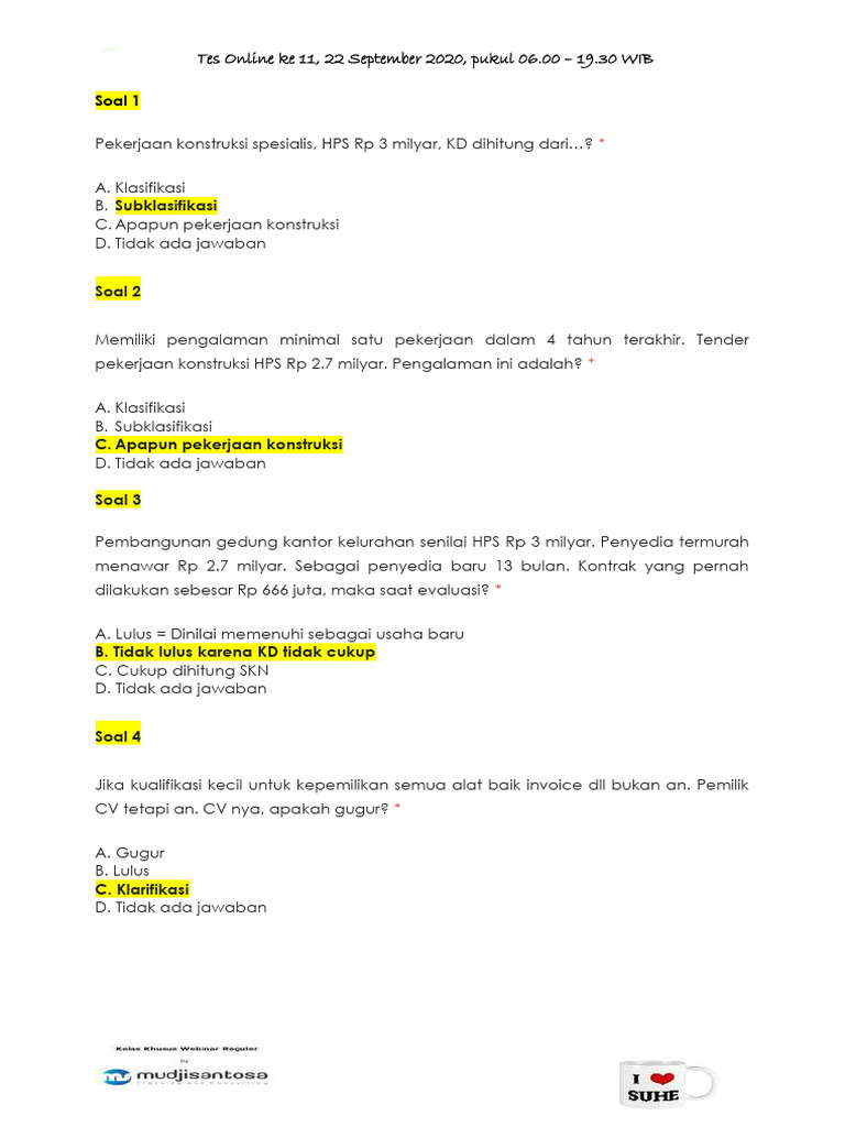 MS 11 Soal Dan Jawab | PDF | Pengelolaan Keuangan & Uang | Hukum