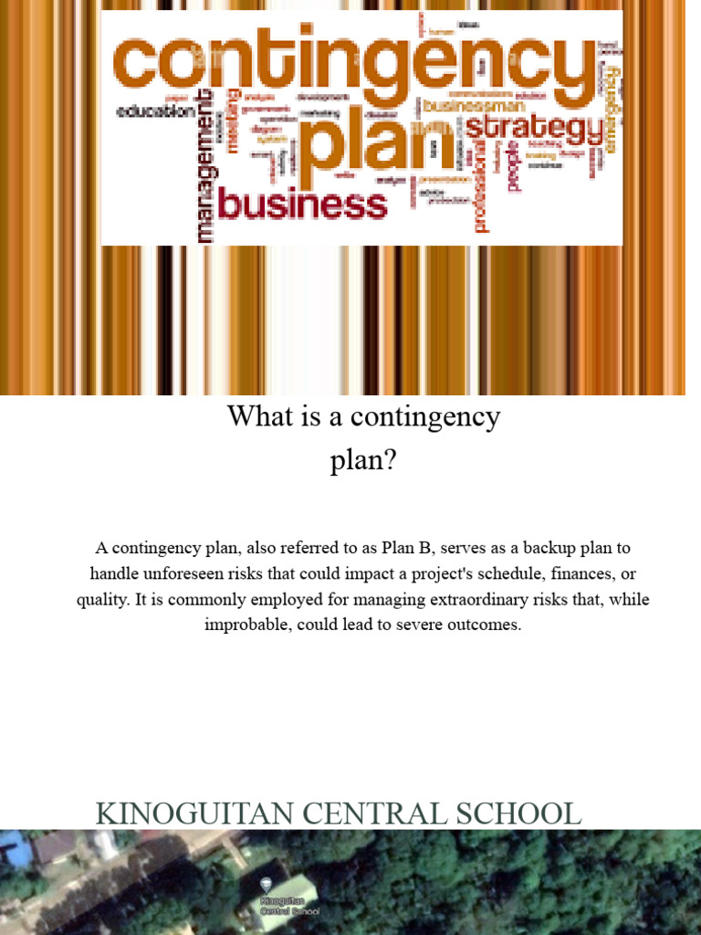 Contingency Plan | PDF | Finance & Money Management