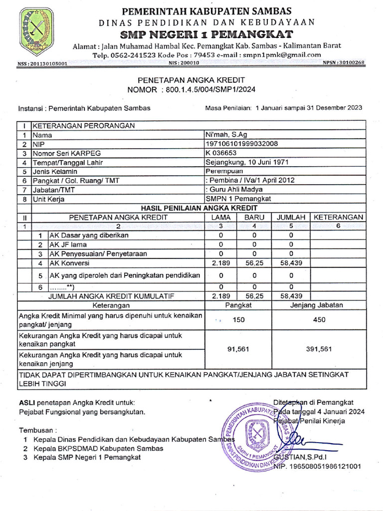 Format Pak Ni'mah-3 | PDF