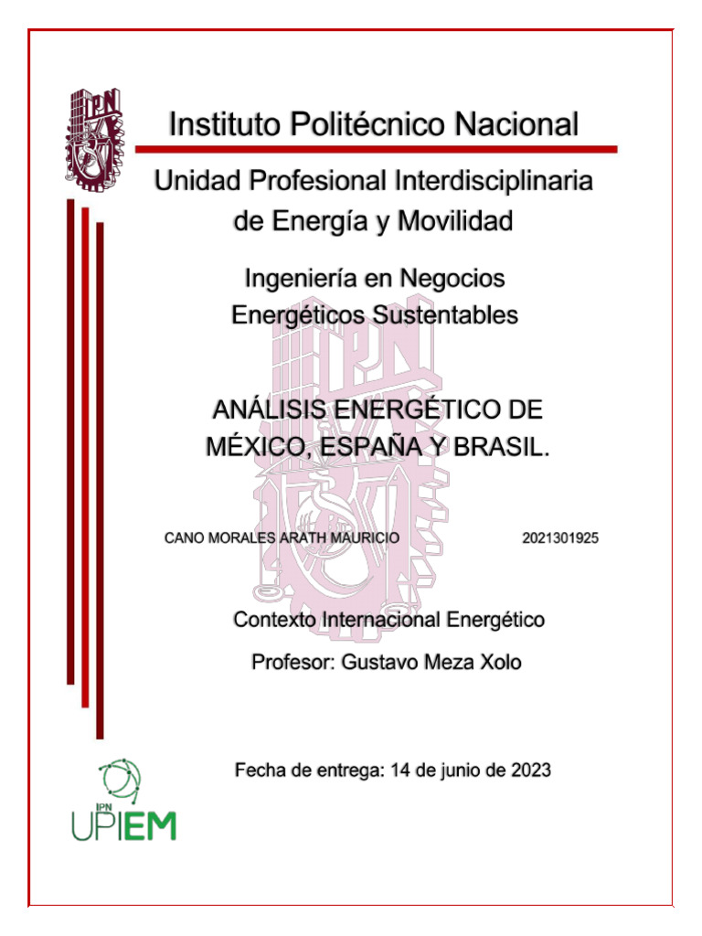 Análisis Energético: España y Brasil | PDF | Energía renovable ...