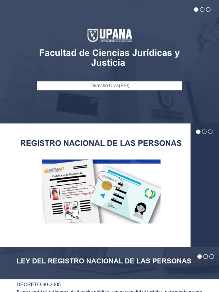 Renap y Derechos Reales | PDF | Propiedad | Posesión (Ley)