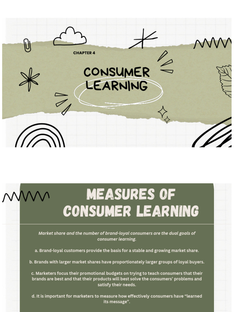 Measuring Consumer Learning and Loyalty | PDF | Business
