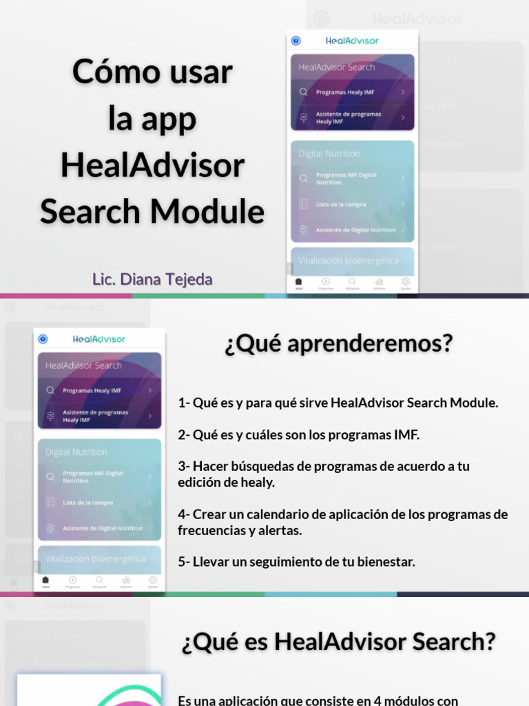 Manual Heal Advisor Search | PDF