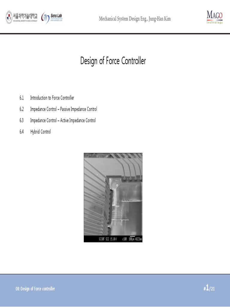 Design of Force Controller | PDF