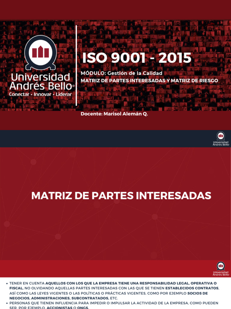 3 Matriz Partes Interesadas y Matriz de Riesgo | PDF | Riesgo | Business