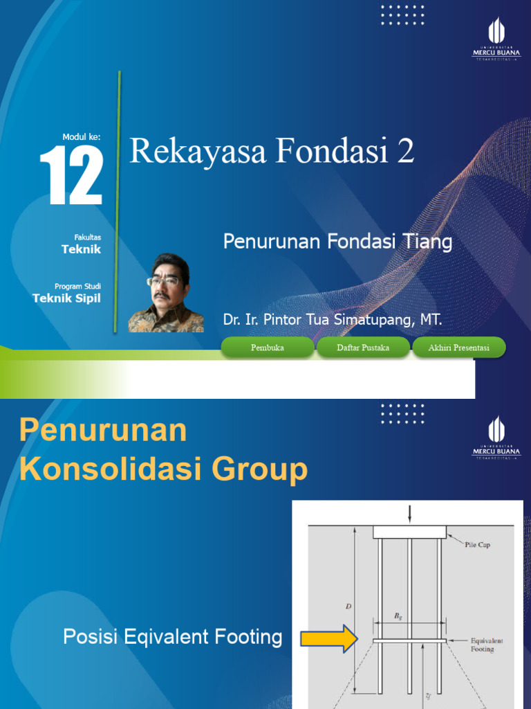 Rekayasa Fondasi 2 Modul 12 (Ex) 02 | PDF