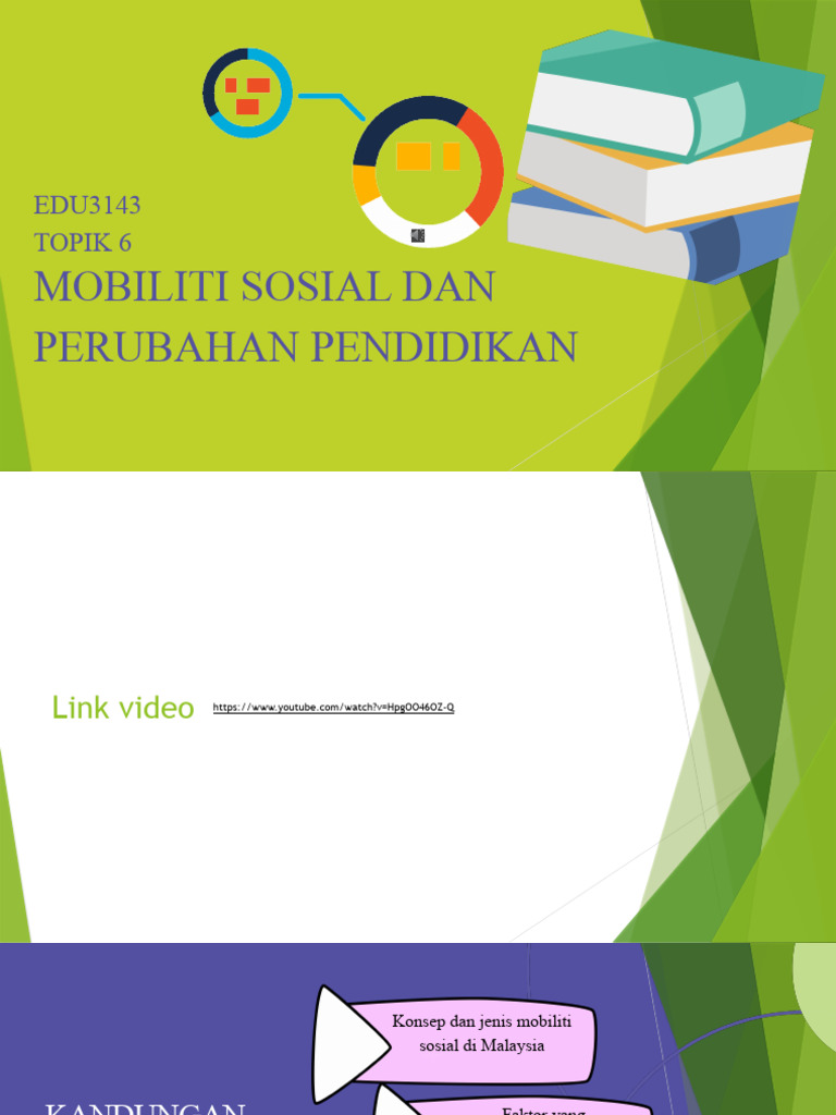 Topik 6 Mobiliti Sosial Dan Perubahan Pendidikan | PDF