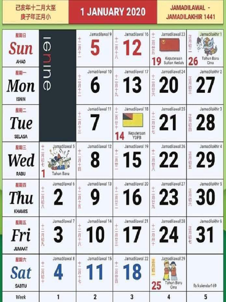 Kalendar 2020 | PDF
