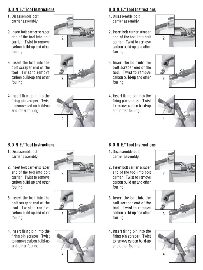 B.O.N.E.® Tool Instruction Sheet | PDF