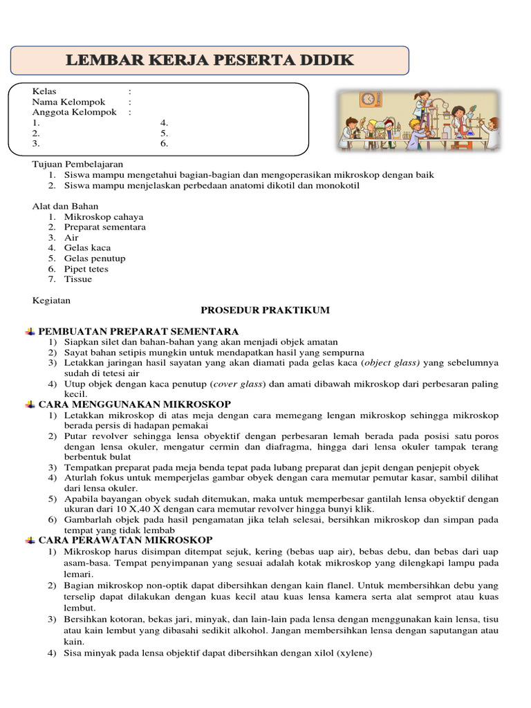 Tugas Bio LKPD | PDF