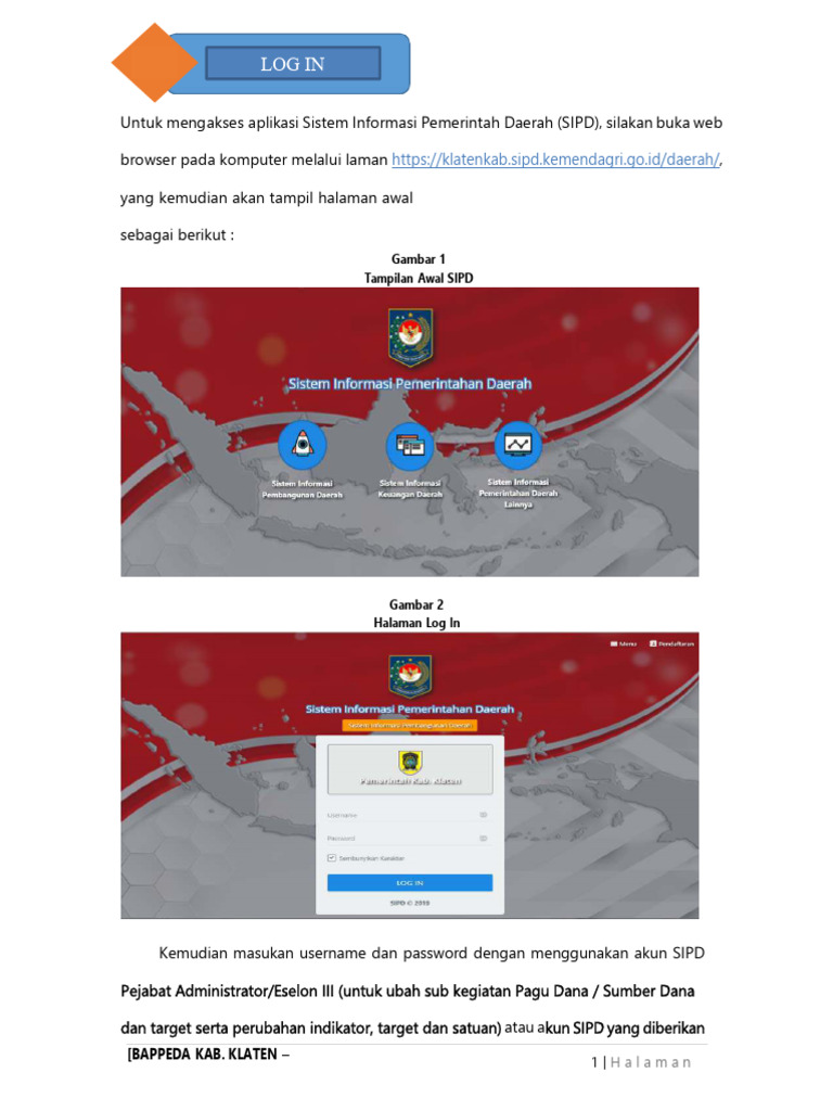 Manual Book Sipd Perubahan 2023 | PDF