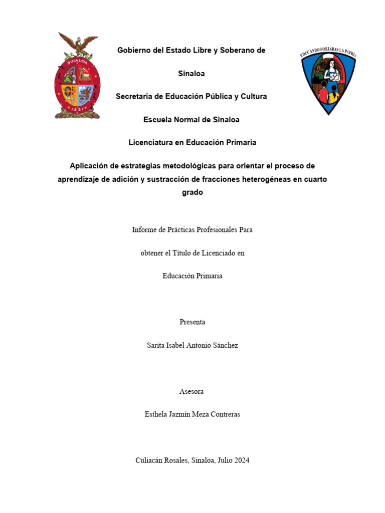 Informe de Prácticas Profesionales para Obtener El Título de Licenciado ...