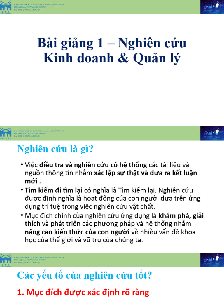 Lecture 1 - Introduction To Research Method | PDF