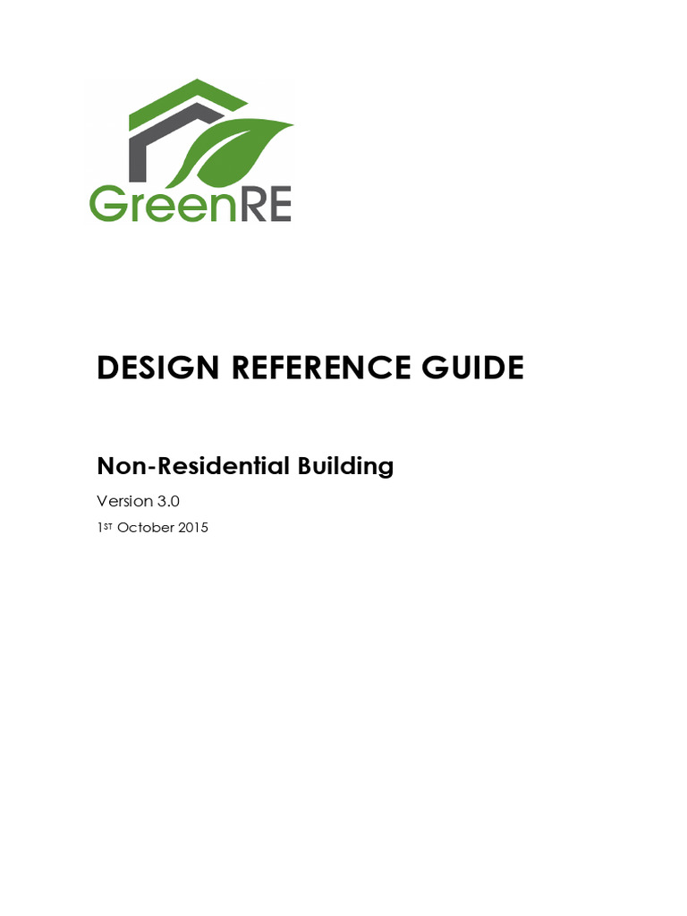 GreenRE Certification for Non-Residential Buildings | PDF | Air ...