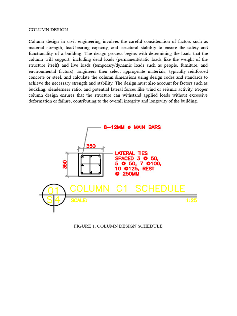 Column Design | PDF