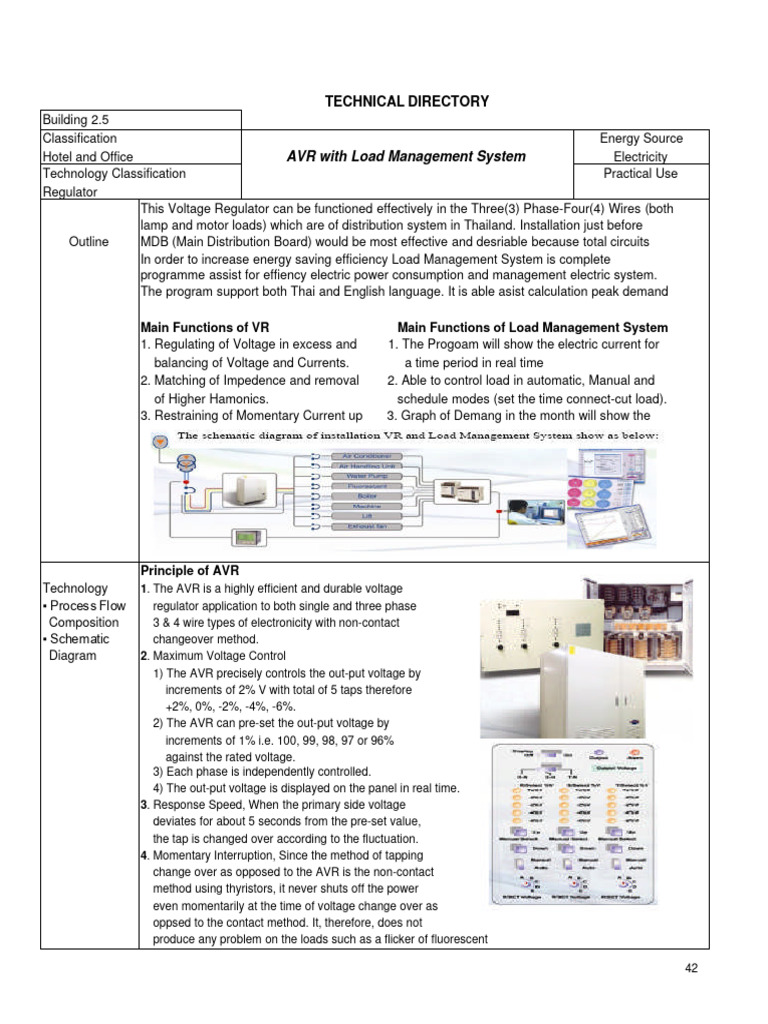 AVR With Load Management System | PDF | Energy Conservation | Electrical Engineering